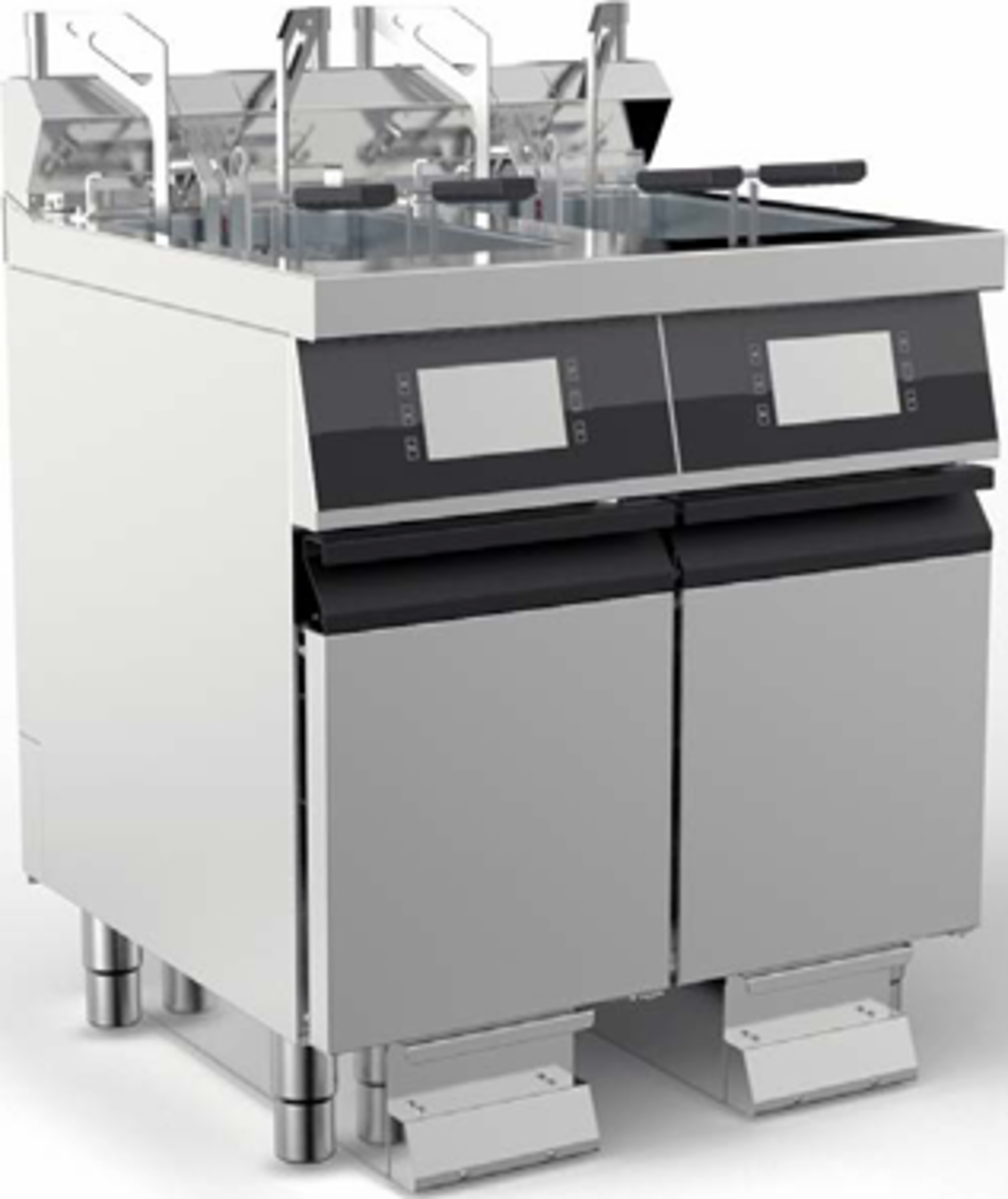 ELECTRIC FRYER WITH TWO TANK OFFCAR SUPERFRY 4.0